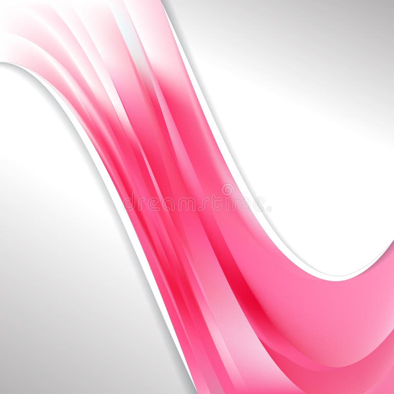 Pink and White Wave Business Background Stock Vector - Illustration of ...