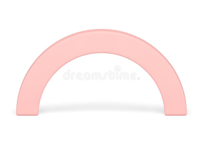 Pink Wide Archway Geometric Entrance Basic Foundation for Stage ...