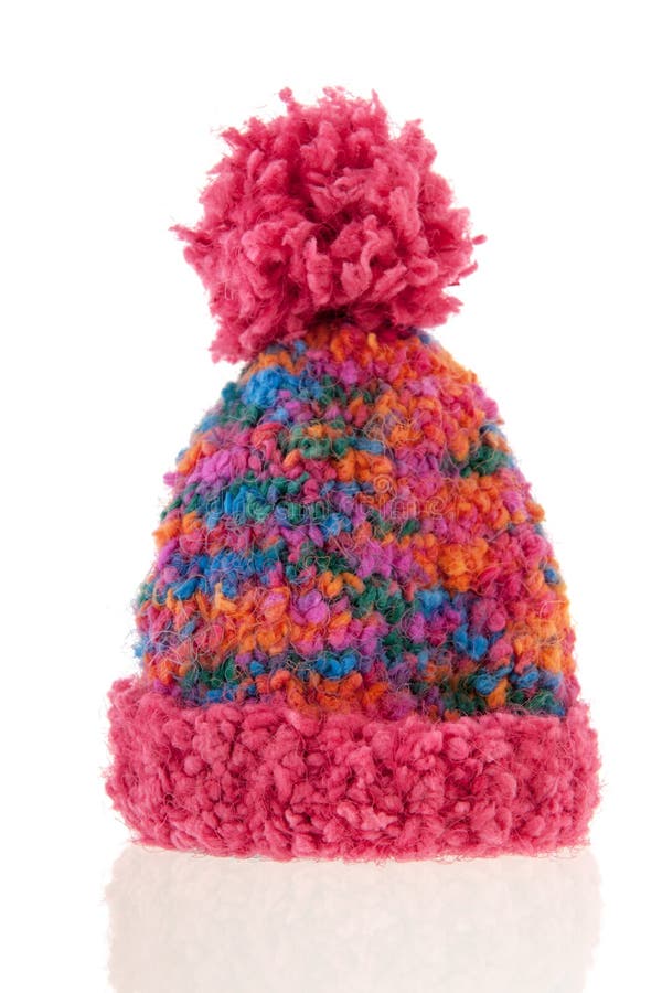 Knitted winter bonnet stock image. Image of winter, warm - 29857299