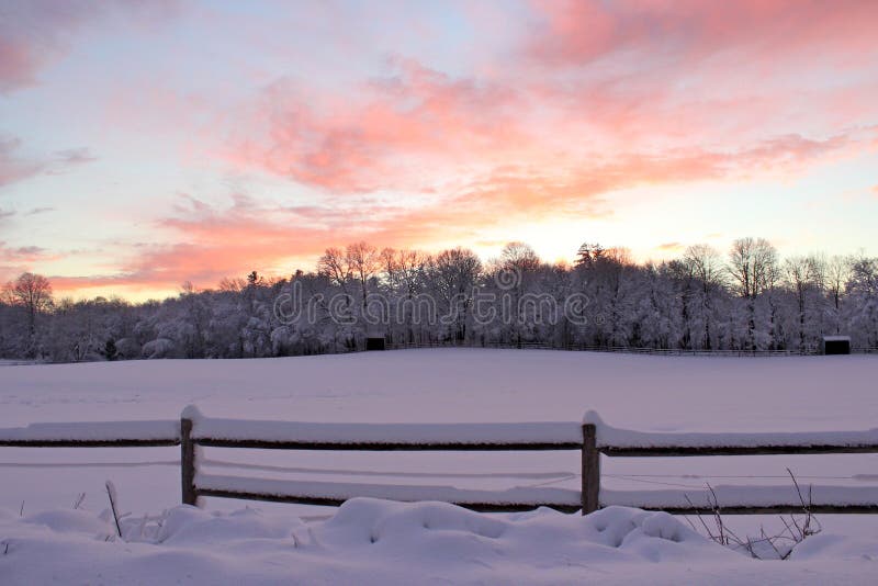 Pink Winter Sky stock image. Image of clouds, blue, dusk - 66225911