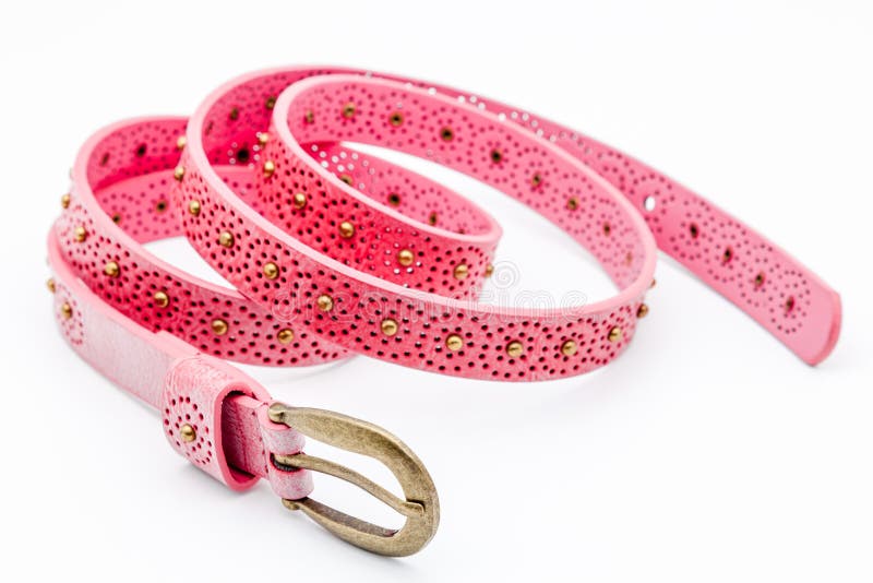 Pink women belts stock image. Image of belt, fashion - 26221463