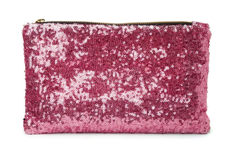 Pink womens glitter purse stock image. Image of glitter - 109934919