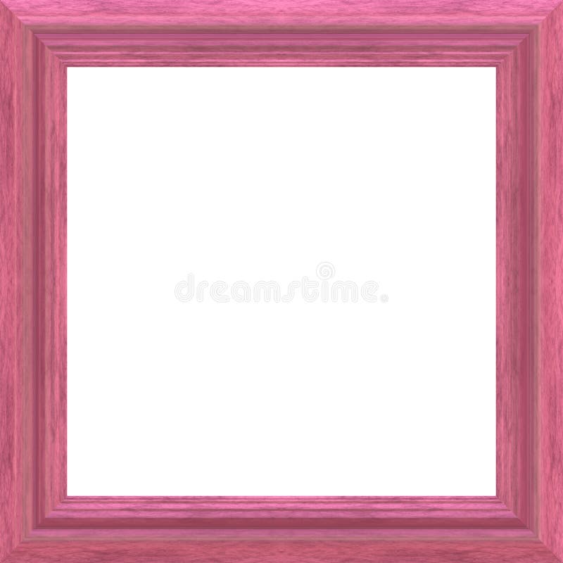 Pink Wood Frame