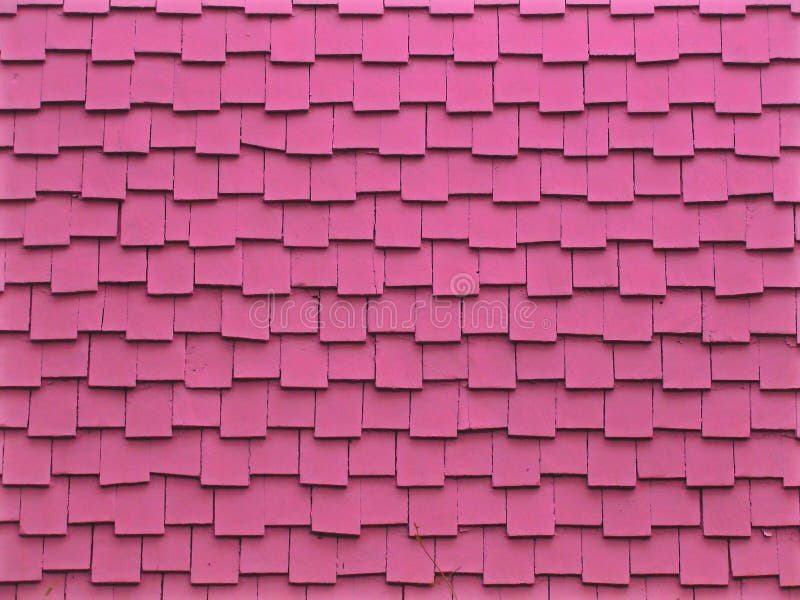 Pink Shingles Brick Mediterranean Home