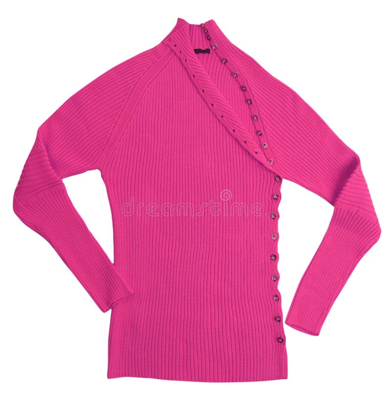 Pink wool sweater jacket stock image. Image of clothes - 9690209