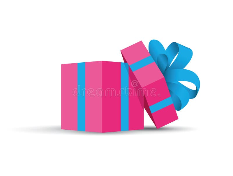 Pink wrapped present stock vector. Illustration of presents - 107111577
