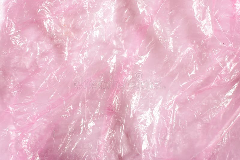 Pink Wrinkled Plastic Bag Texture Abstract Stock Image - Image of ...