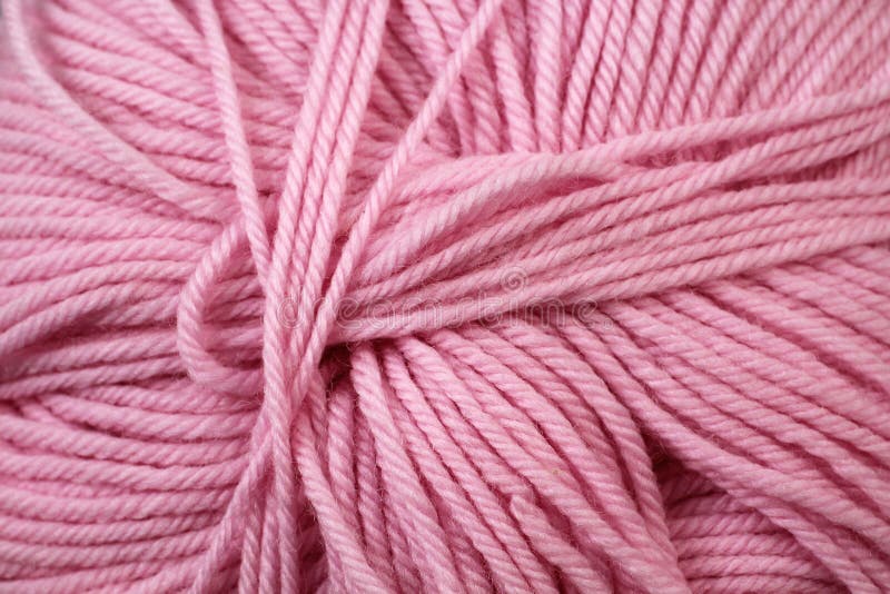 Pink Yarn Texture Close Up stock image. Image of sewing - 101520443