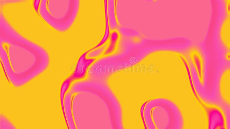 Pink and Yellow Abstract Swirls Form Vibrant Fluid Patterns Stock ...