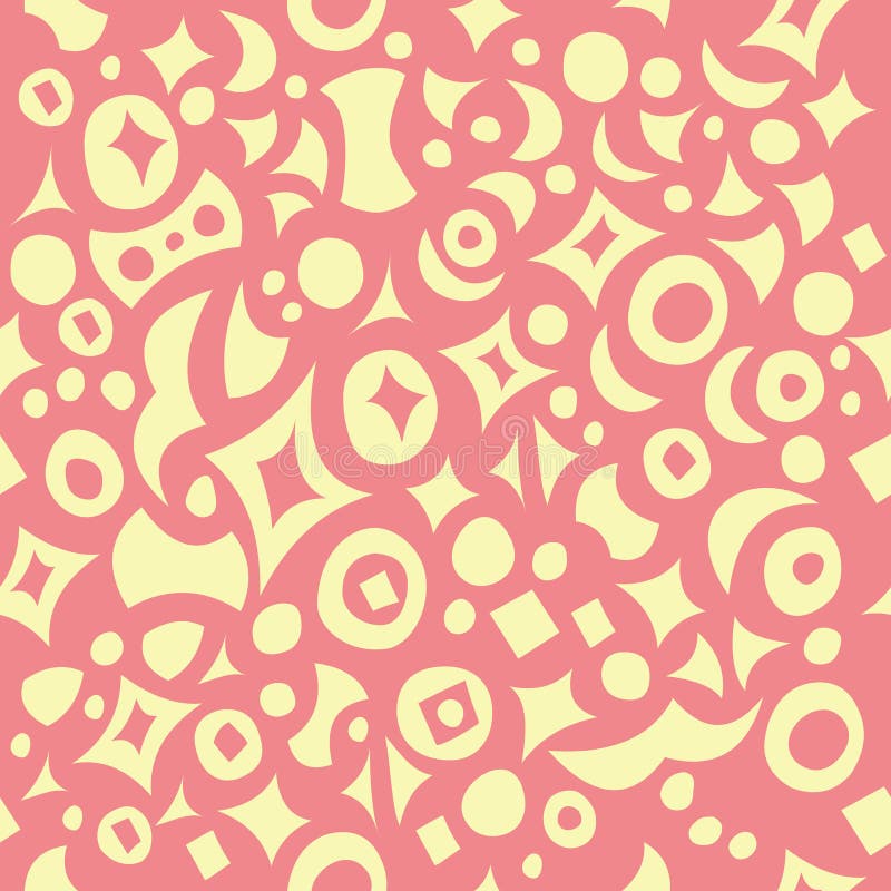 Pink-yellow pattern stock vector. Illustration of glamorous - 26357629