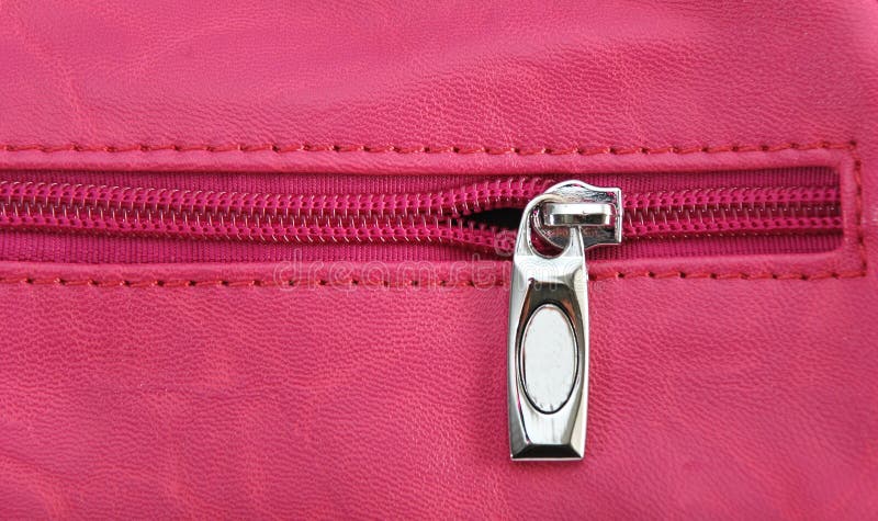 Pink zipper stock photo. Image of white, clothes, triangle - 23931368