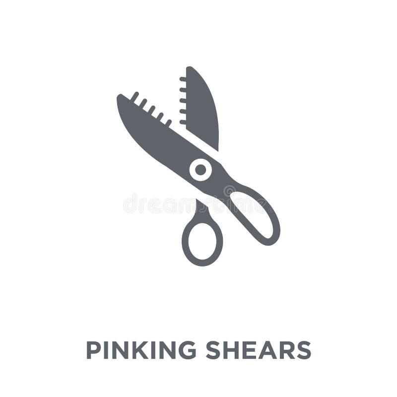 Pinking Shears (Scissors) stock vector. Illustration of scissors - 6050438
