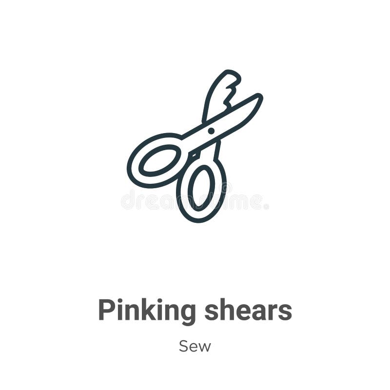 Pinking Shears Icon in Filled, Thin Line, Outline and Stroke Style ...