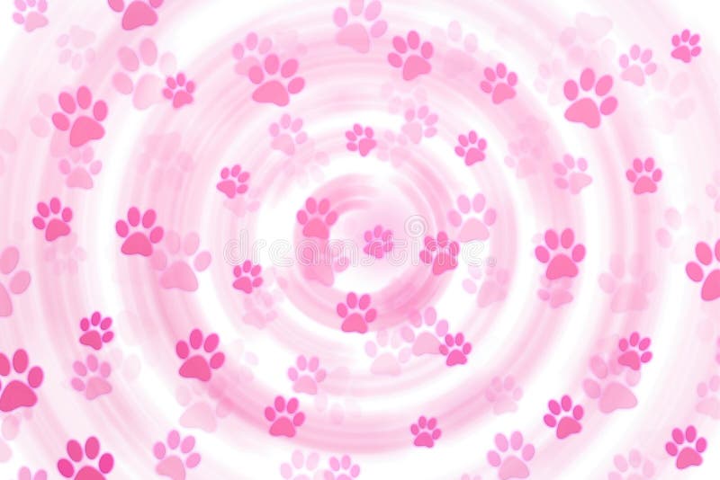 Pinky Love Forepaws Pale Illustration Stock Illustration - Illustration ...