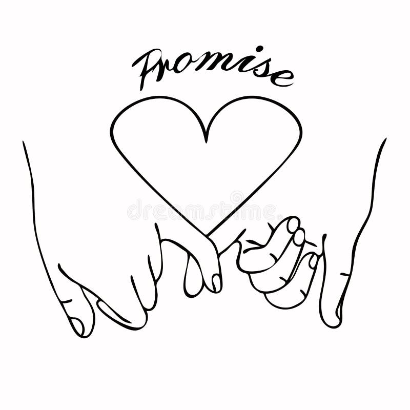 Pinky Promise Stock Illustrations – 421 Pinky Promise Stock ...