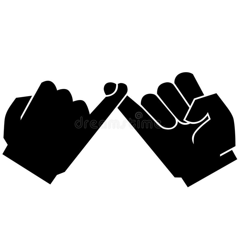 Pinky Promise Vector Illustration by Crafteroks Stock Vector ...