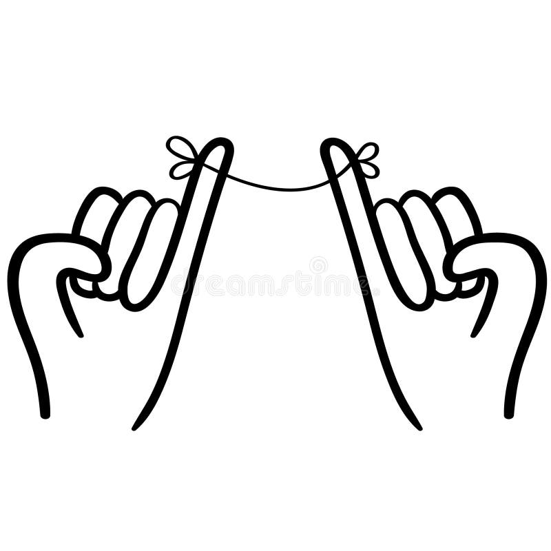Pinky Promise Vector Illustration by Crafteroks Stock Vector ...