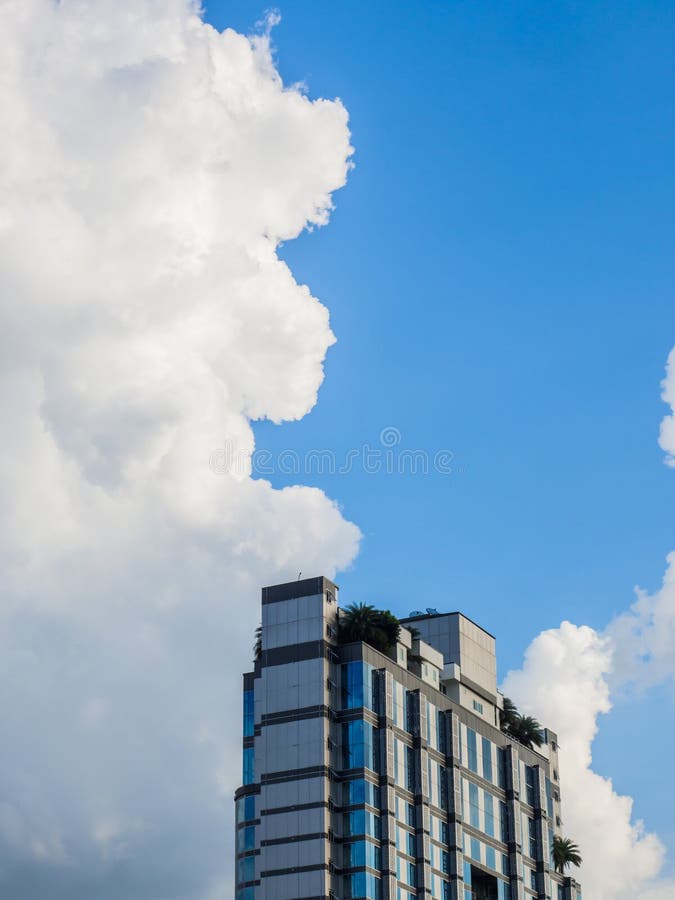 Pinnacle of Building with Blue Sky Stock Photo - Image of pinnacle ...