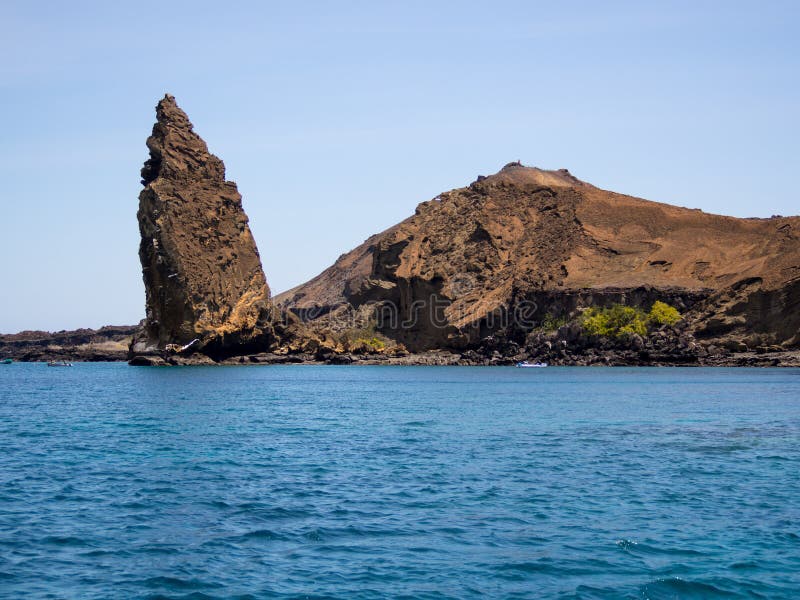 Pinnacle Rock, Bartolome Island, Galapagos Archipelago Stock Image ...