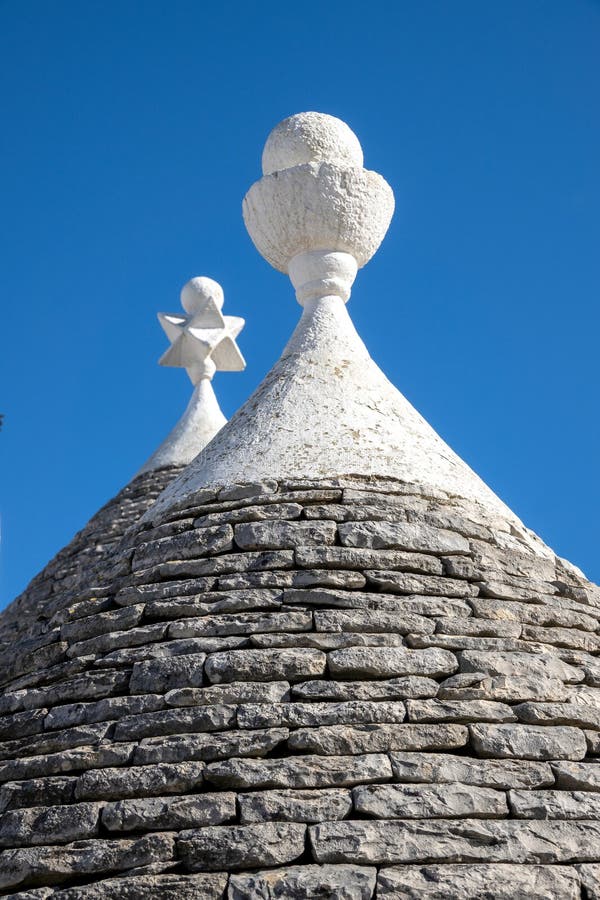 Pinnacle of a Trullo stock image. Image of decorated - 309995517