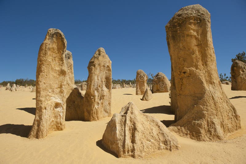 Pinnacles stock photo. Image of australia, sunny, sand - 19550666