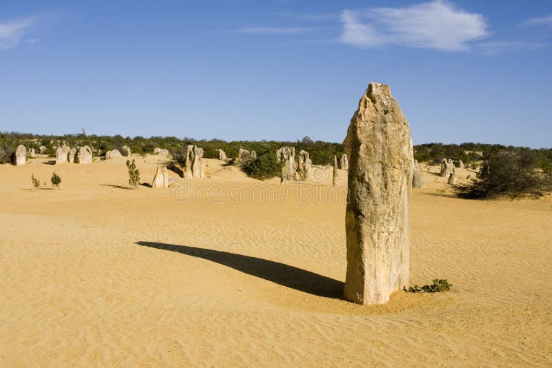 Pinnacles Desert stock image. Image of sightseeing, outback - 631889