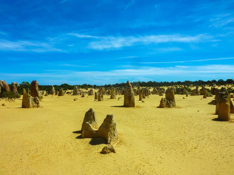 Pinnacles - Ancient Limestone Pillars Rise Dramatically from Golden ...
