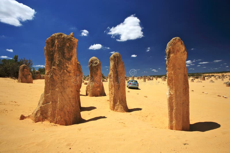 The Pinnacles stock photo. Image of geology, pillar, stone - 15563616