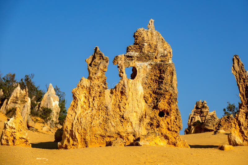 Pinnacles Desert in Western Australia Stock Photo - Image of stone ...