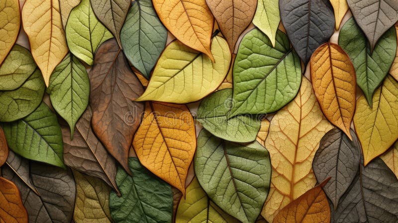 Pinnate leaf veins pattern stock photo. Image of pigmentation - 374114514