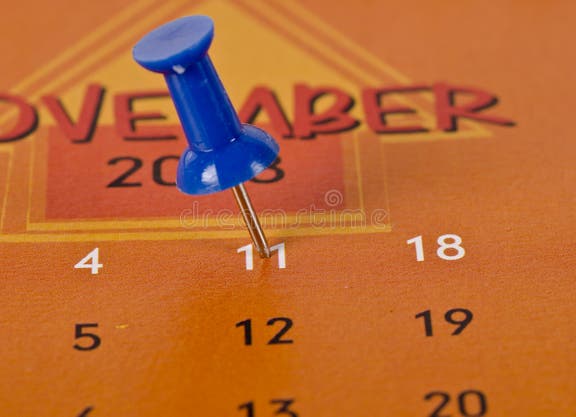 Pinned date on a calendar stock photo. Image of dates - 118067148