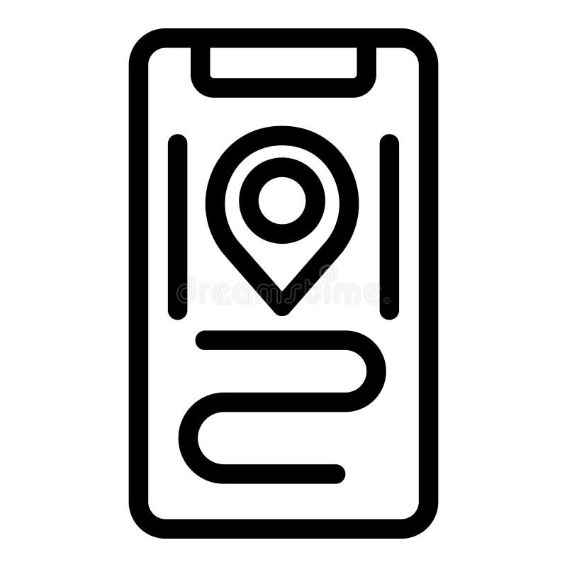 Key Point Location Icon Outline Vector. List Check Stock Vector ... Key Point Location Icon Outline Vector. List Check Stock Vector ...