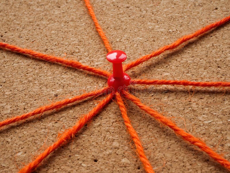 Pinned Many Strings As a Symbol of Something Important, Communication ...