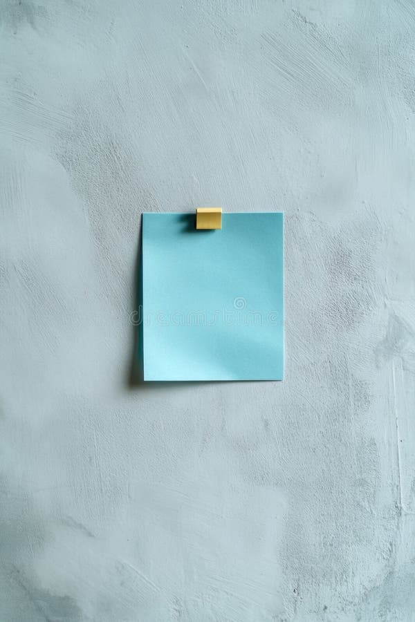 Pinned note on wall stock photo. Image of paper, announcement - 377988962