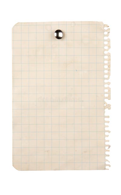 Pinned paper stock photo. Image of design, faded, notepaper - 5462572