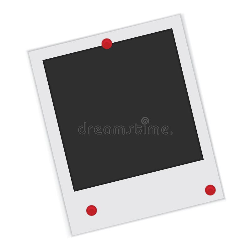 Pinned Photo. Vector Illustration Decorative Design Stock Vector ...