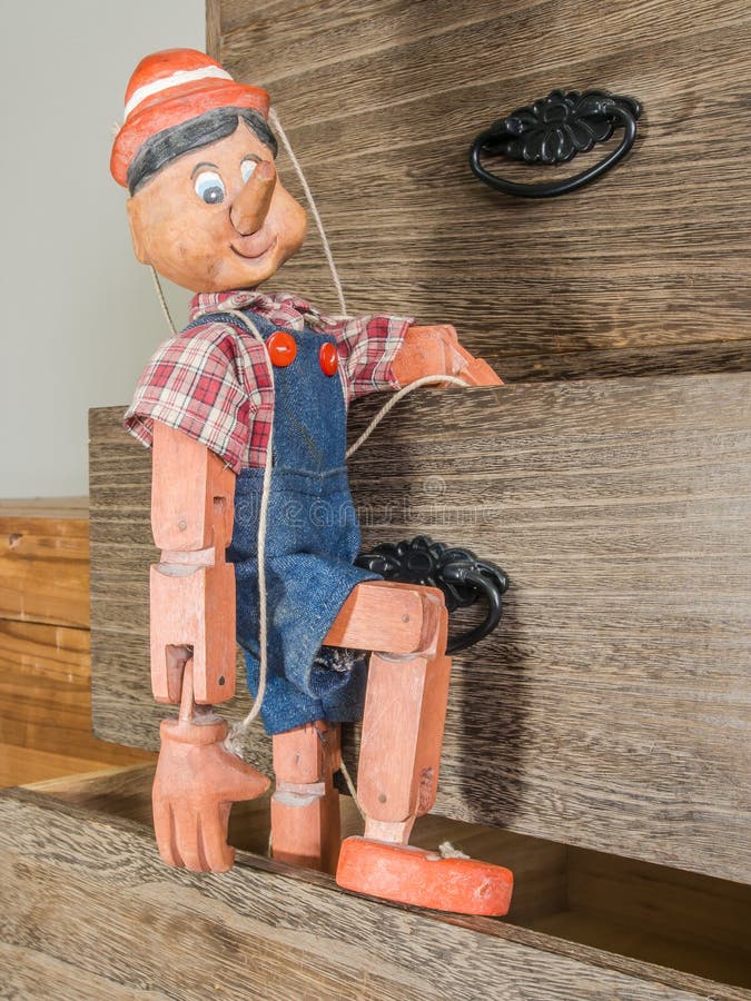 Pinocchio puppet stock image. Image of vintagewood, marionette - 59114523