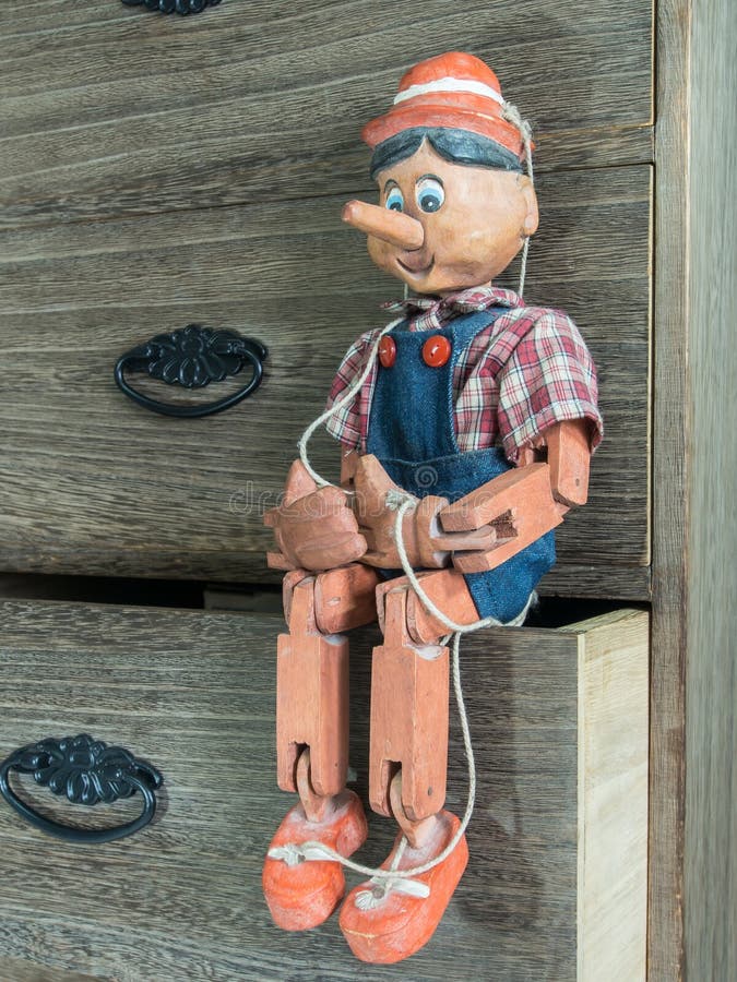 Pinocchio puppet stock image. Image of vintagewood, lockers - 58903603