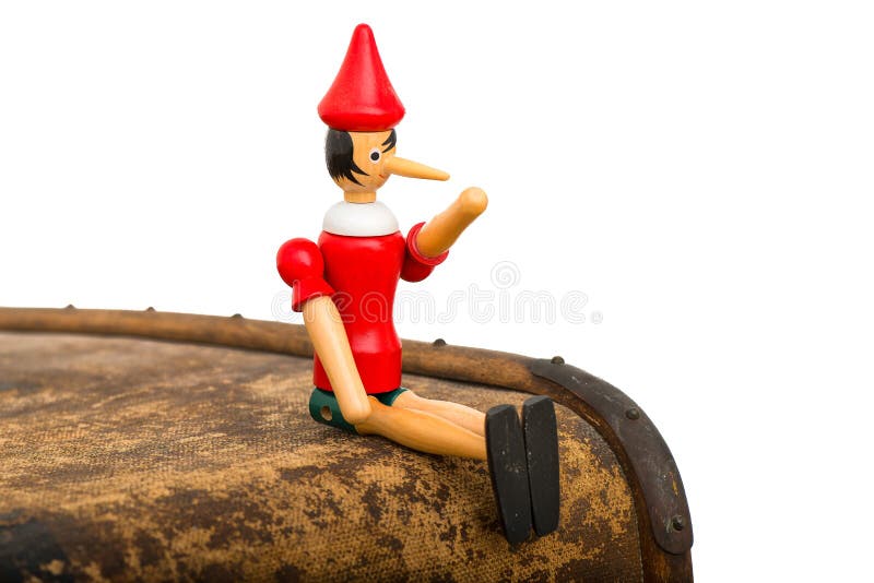 Pinocchio, red puppet editorial stock photo. Image of fable - 56707658
