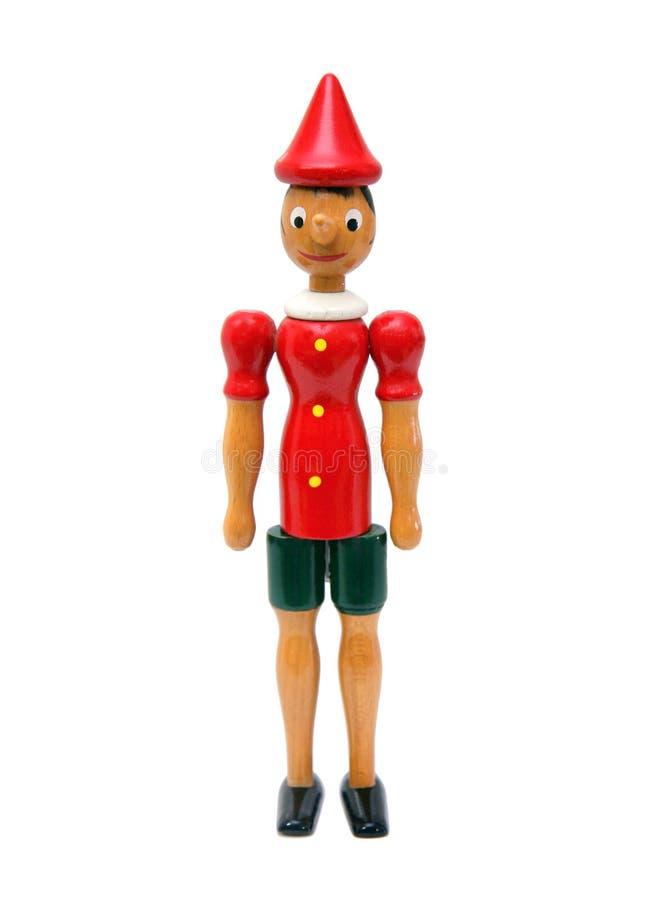 Pinocchio, Wooden Toy stock image. Image of liar, craft - 42007423
