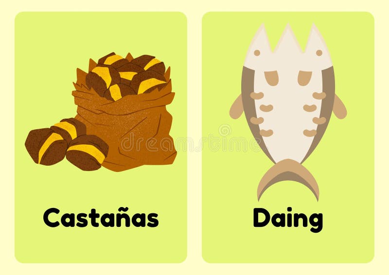 Pinoy Alphabet Neon Flashcards - 14 Stock Illustration - Illustration ...