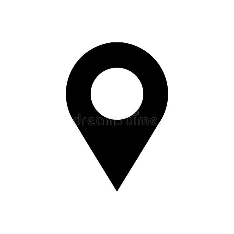 Pinpoint Icon Icon Flat Vector Template Design Trendy Stock ...