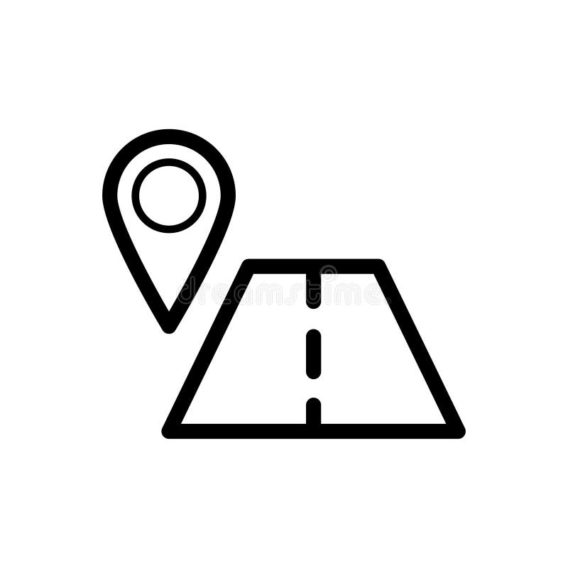 Pinpoint Icon Icon Flat Vector Template Design Trendy Stock Vector ...