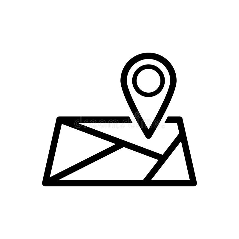 Pinpoint Icon Icon Flat Vector Template Design Trendy Stock Vector ...