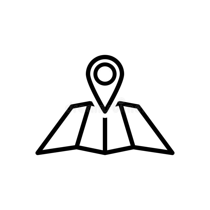 Pinpoint Icon Icon Flat Vector Template Design Trendy Stock Vector ...