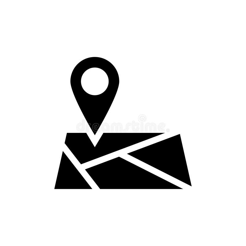 Pinpoint Icon Icon Flat Vector Template Design Trendy Stock Vector ...