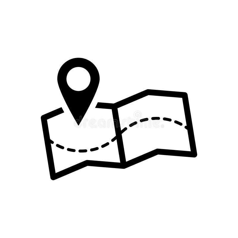 Pinpoint Icon Icon Flat Vector Template Design Trendy Stock Vector ...