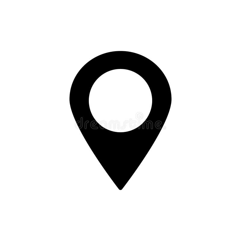 Pinpoint Icon Icon Flat Vector Template Design Trendy Stock Vector ...