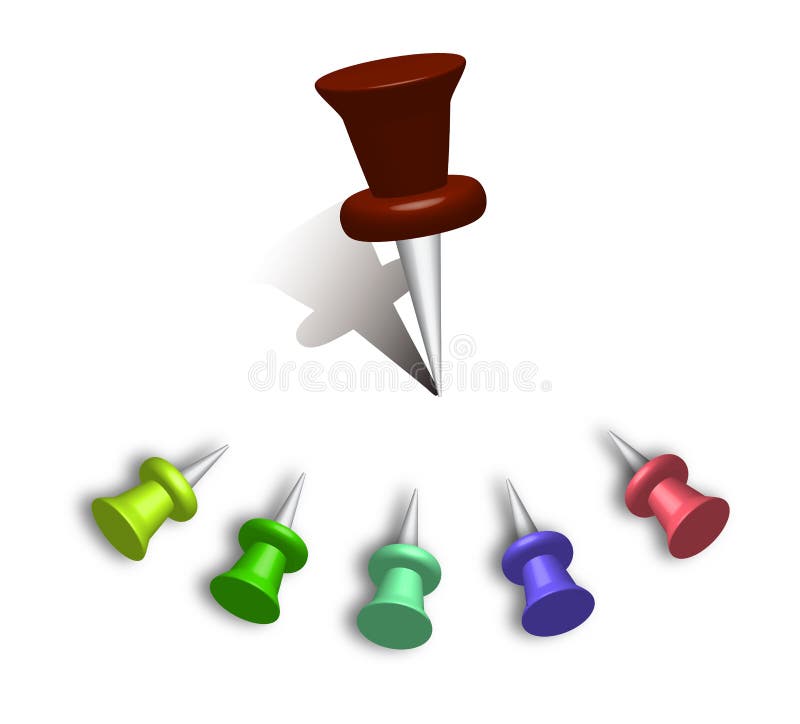 Coloured Pins Stock Illustrations – 67 Coloured Pins Stock ...