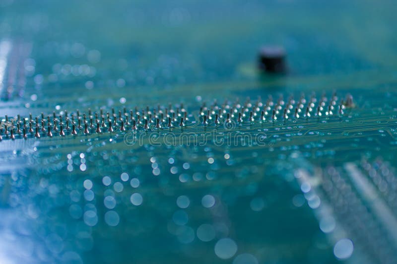 Cpu Pins and Circuit Mother Board Stock Image - Image of chip, computer ...